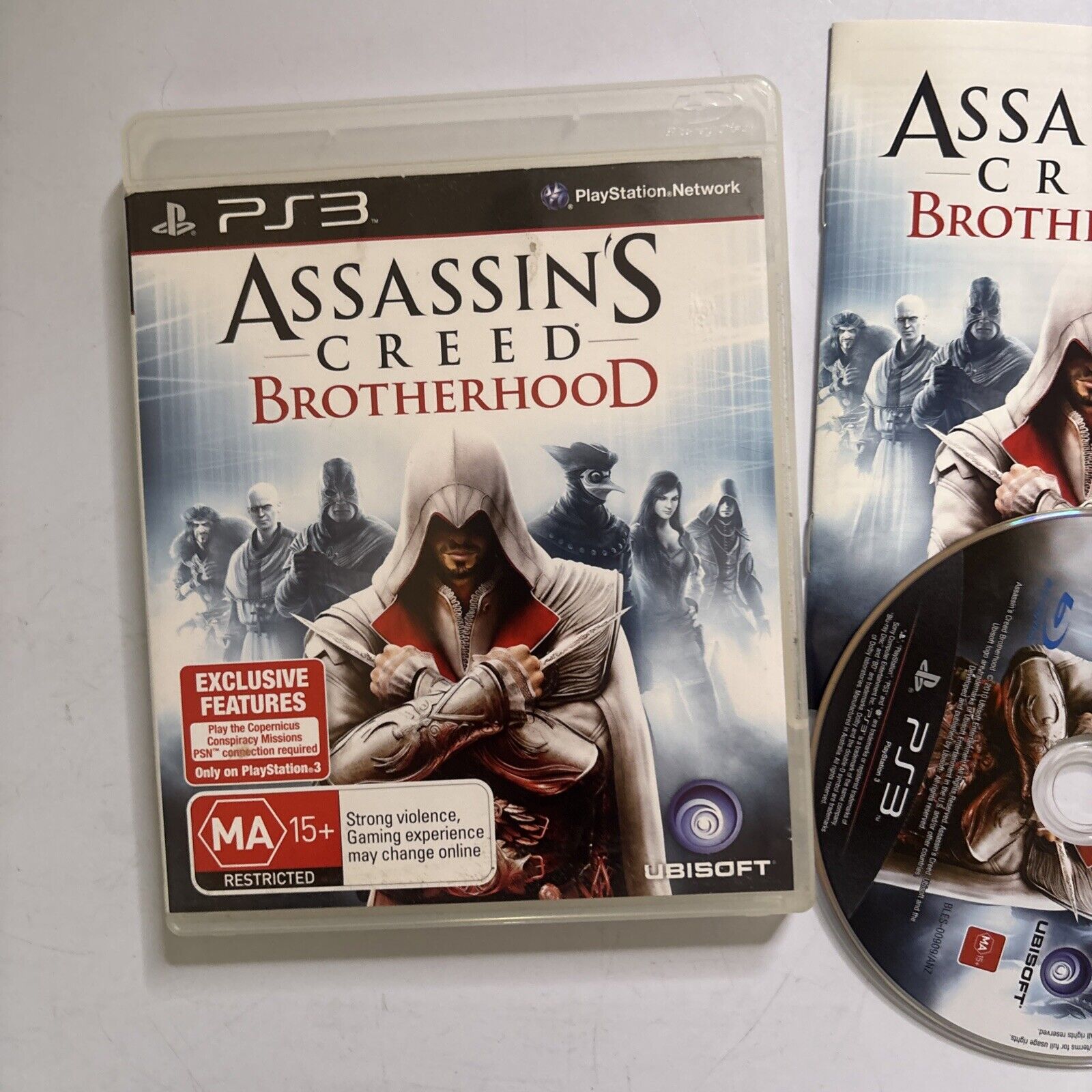Assassins Creed Brotherhood PS3 Sony PlayStation 3 game + manual ...