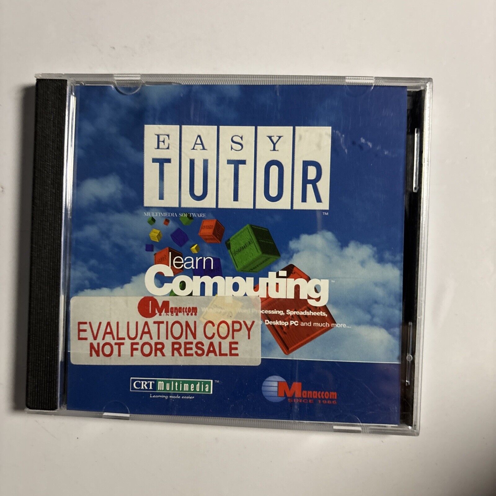 Learn Computer Easy Tutor PC CDROM Windows 3.1 – Retro Unit