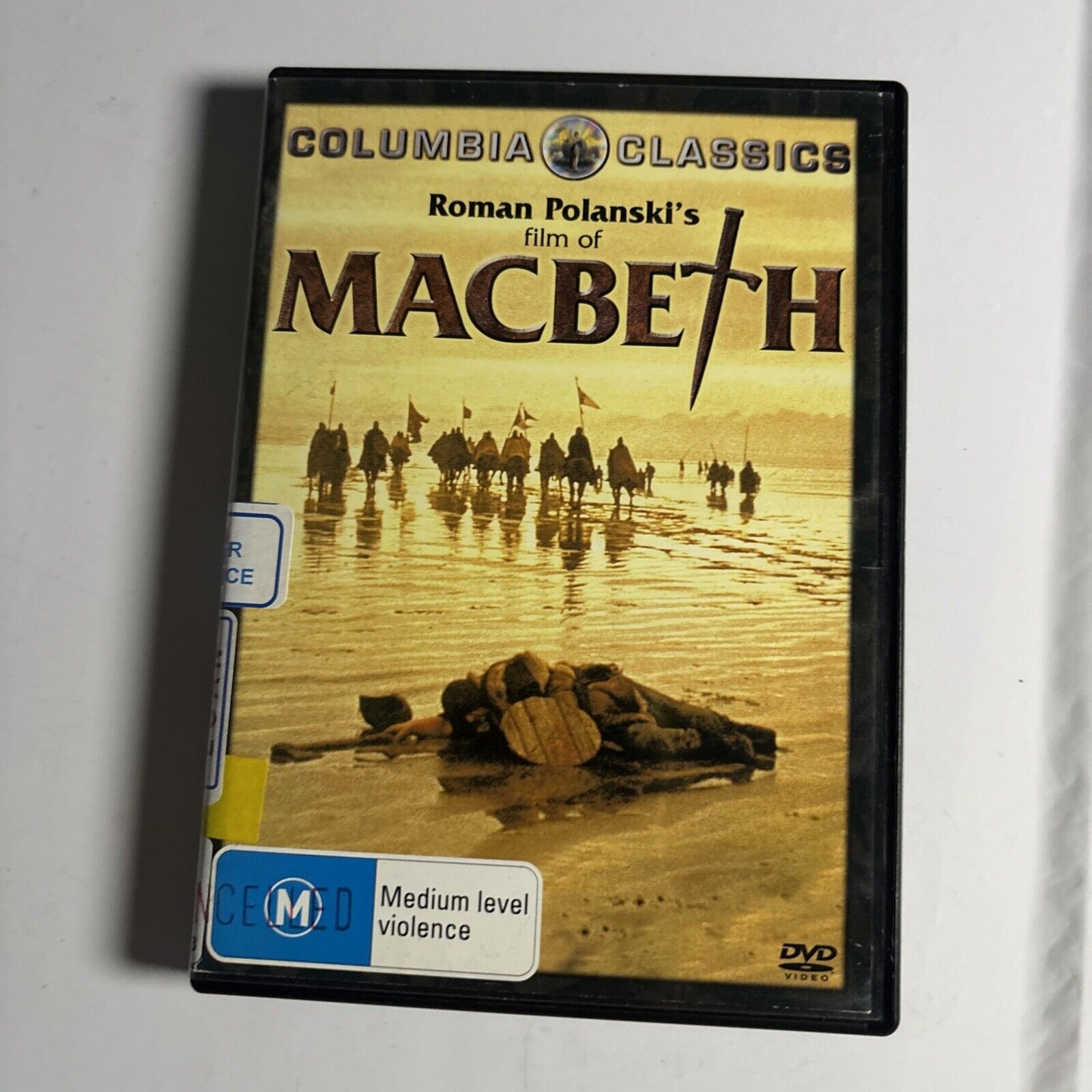 Macbeth (DVD, 1971) Roman Polanski, Martin Shaw Region 4 Ex-Rental ...