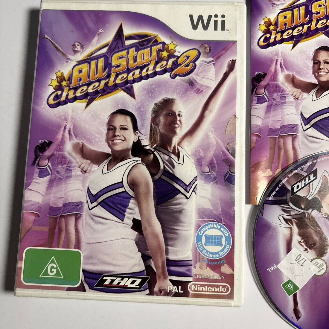 All Star Cheerleader 2 Nintendo Wii Game Manual PAL – Retro Unit
