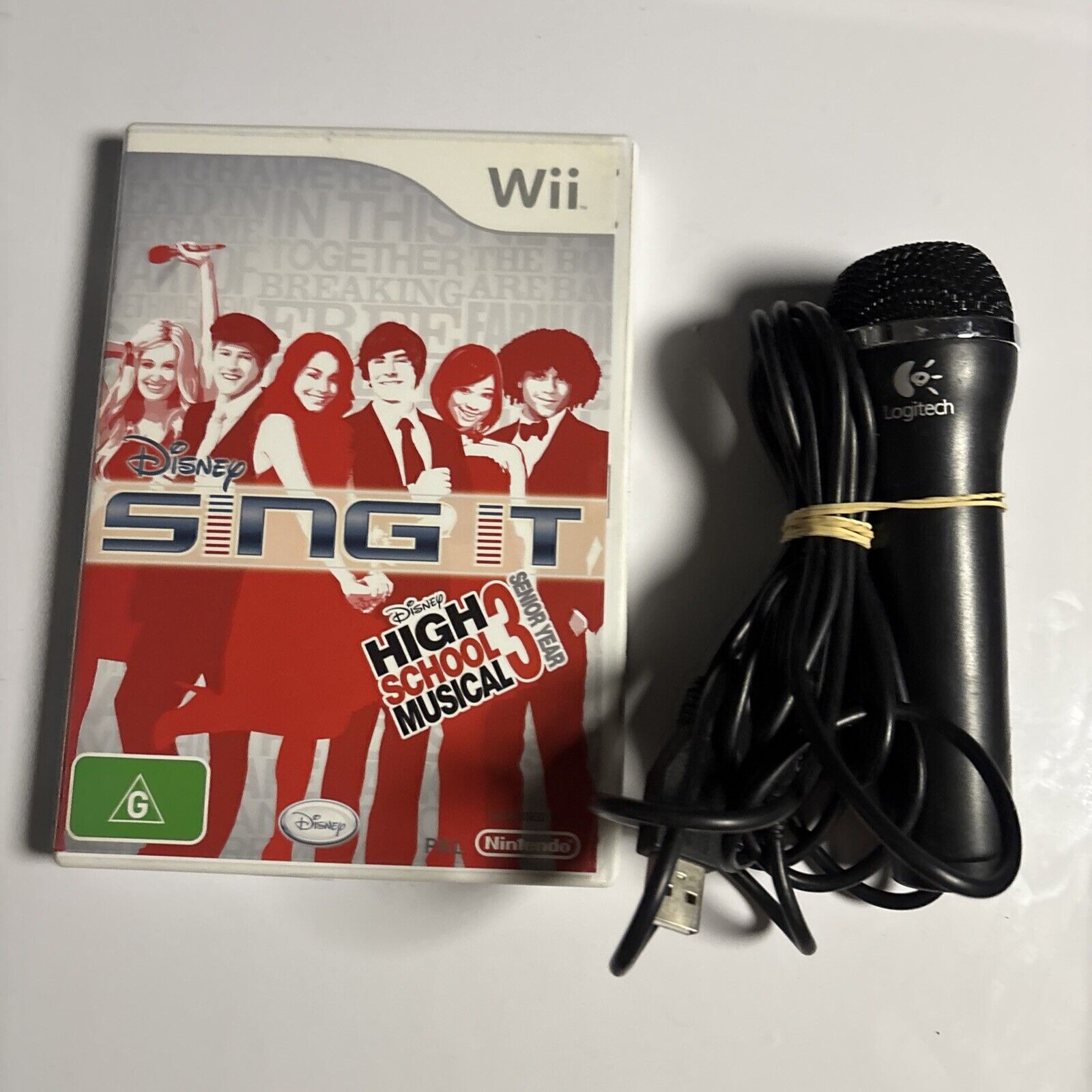 Disney Sing It: High School Musical 3 Nintendo Wii PAL & Logitech Micr ...