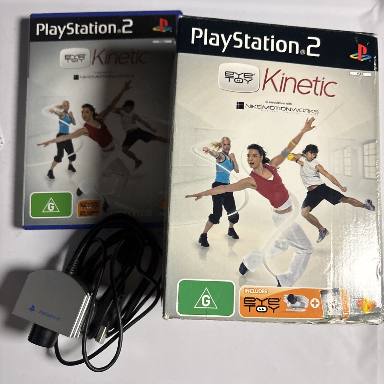 Eye Toy Kinetic + Eye Toy Camera Game USB Playstation 2 PS2 PAL – Retro ...