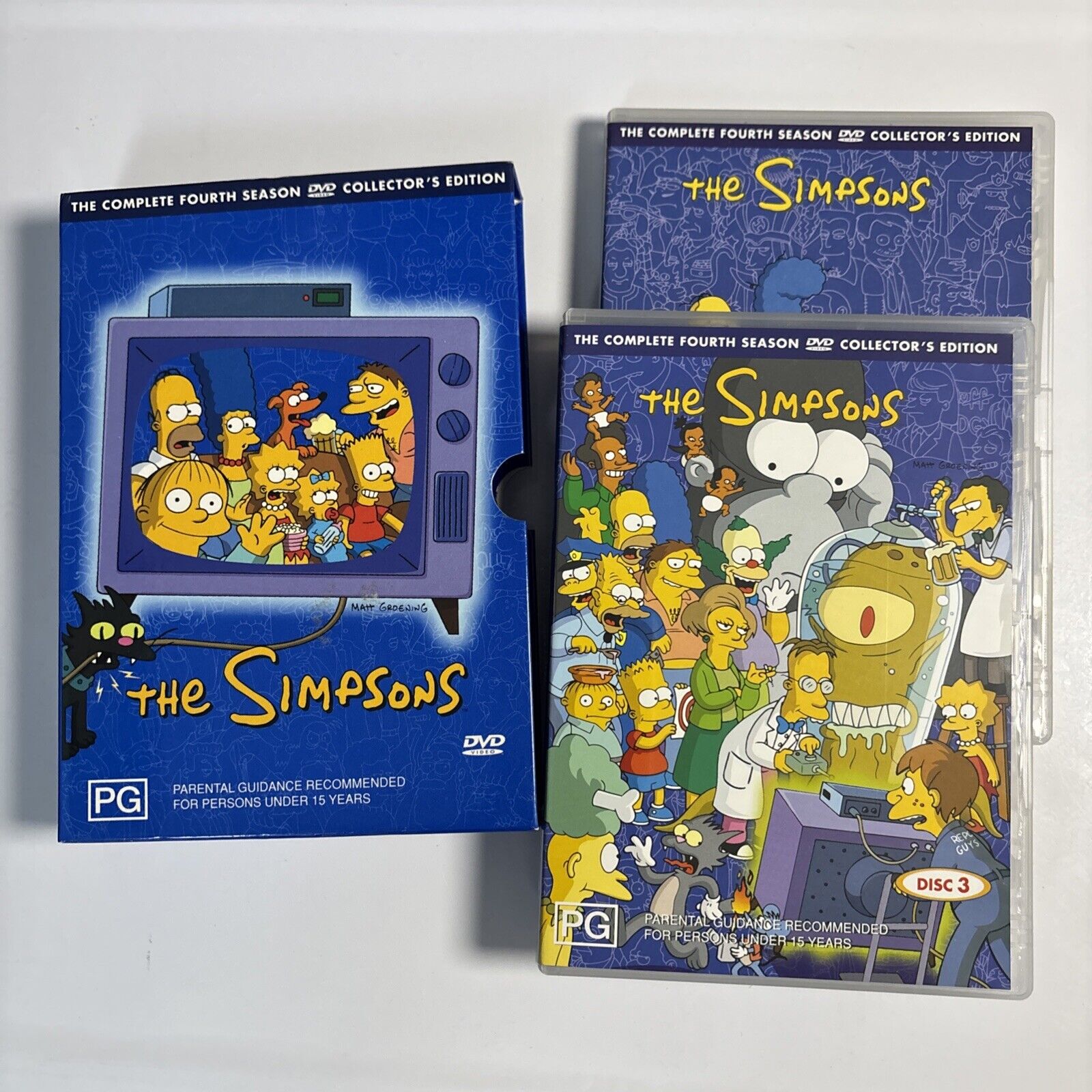 The Simpsons - Complete Fourth Season (DVD, 1993, 4-Disc) Region 4 ...
