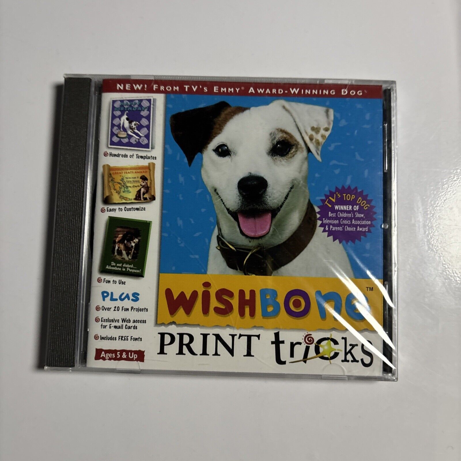 Wishbone Print Tricks PC CDROM Windows 3.1 95 Mac *New Sealed* – Retro Unit