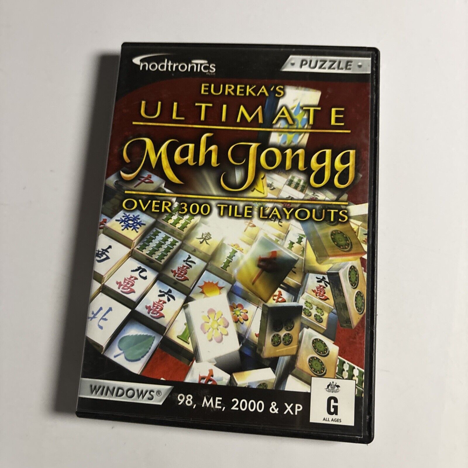 Ultimate Mah Jongg: Over 300 Tile Layouts (2004) PC CD ROM, Strategy ...