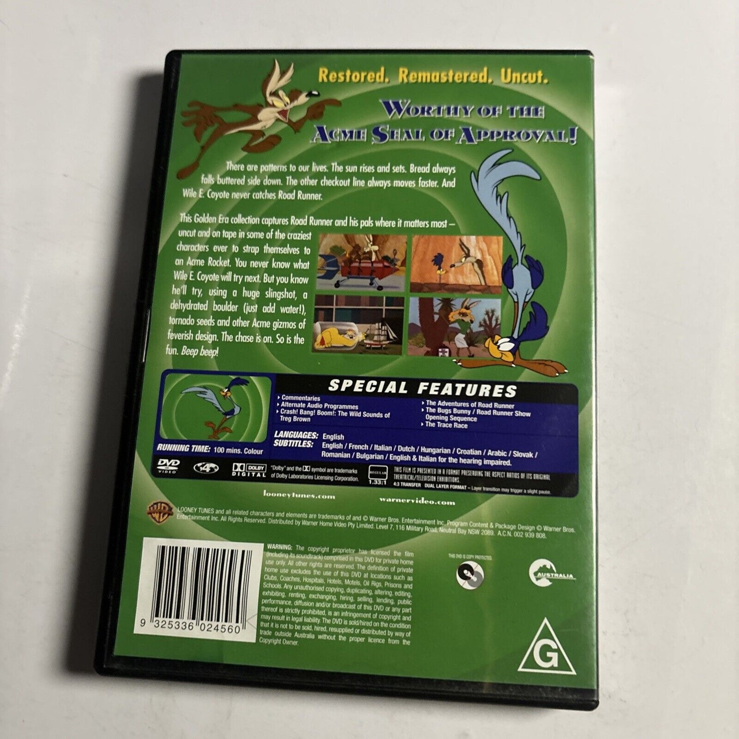 Looney Tunes Road Runner : Volume 1 (DVD) Region 4 – Retro Unit