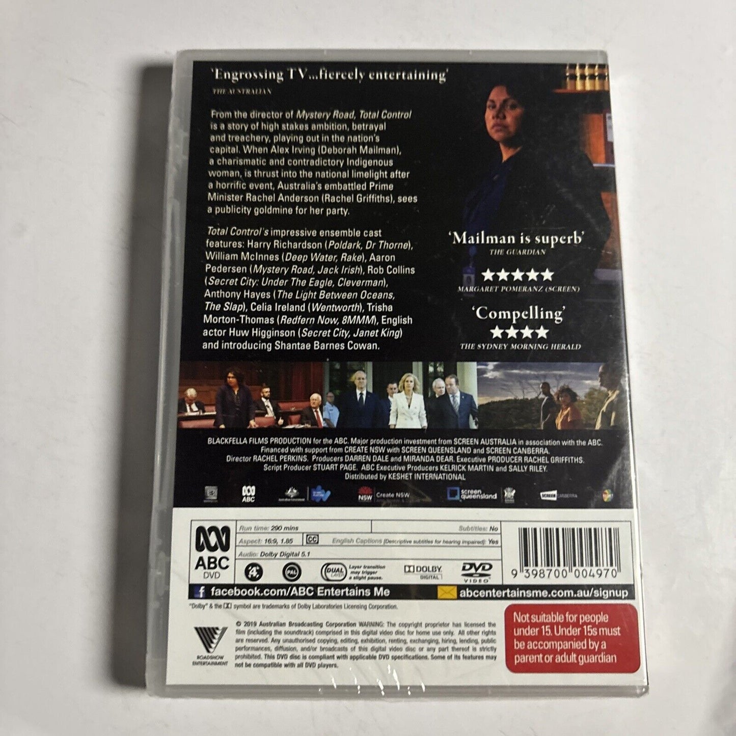 Total Control (DVD, 2019) Deborah Mailman, Rachel Griffiths NEW Region ...