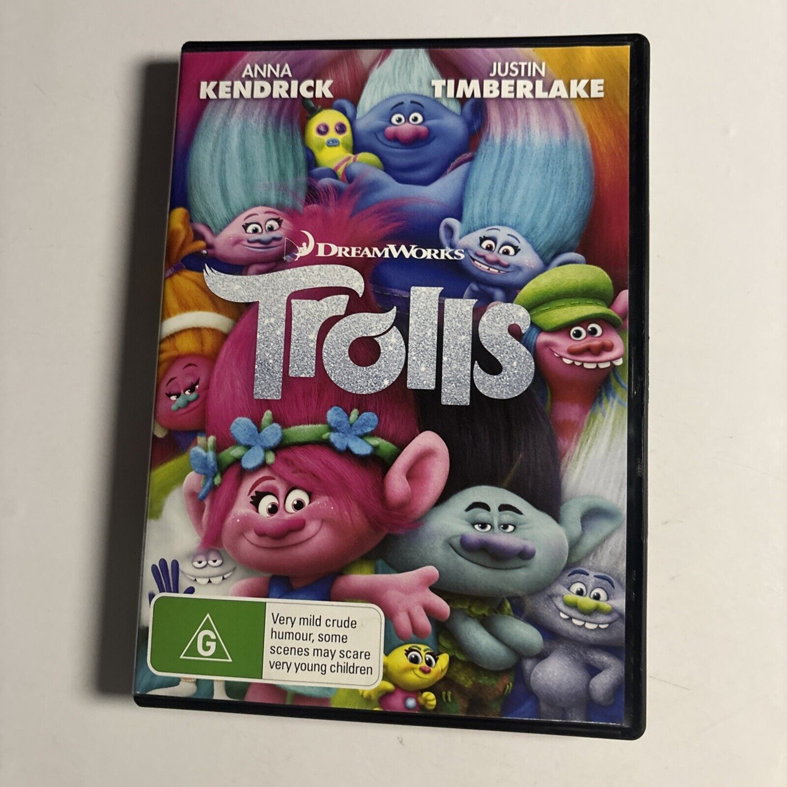 Trolls (DVD, 2016) Anna Kendrick, Justin Timberlake NEW Region 4 ...