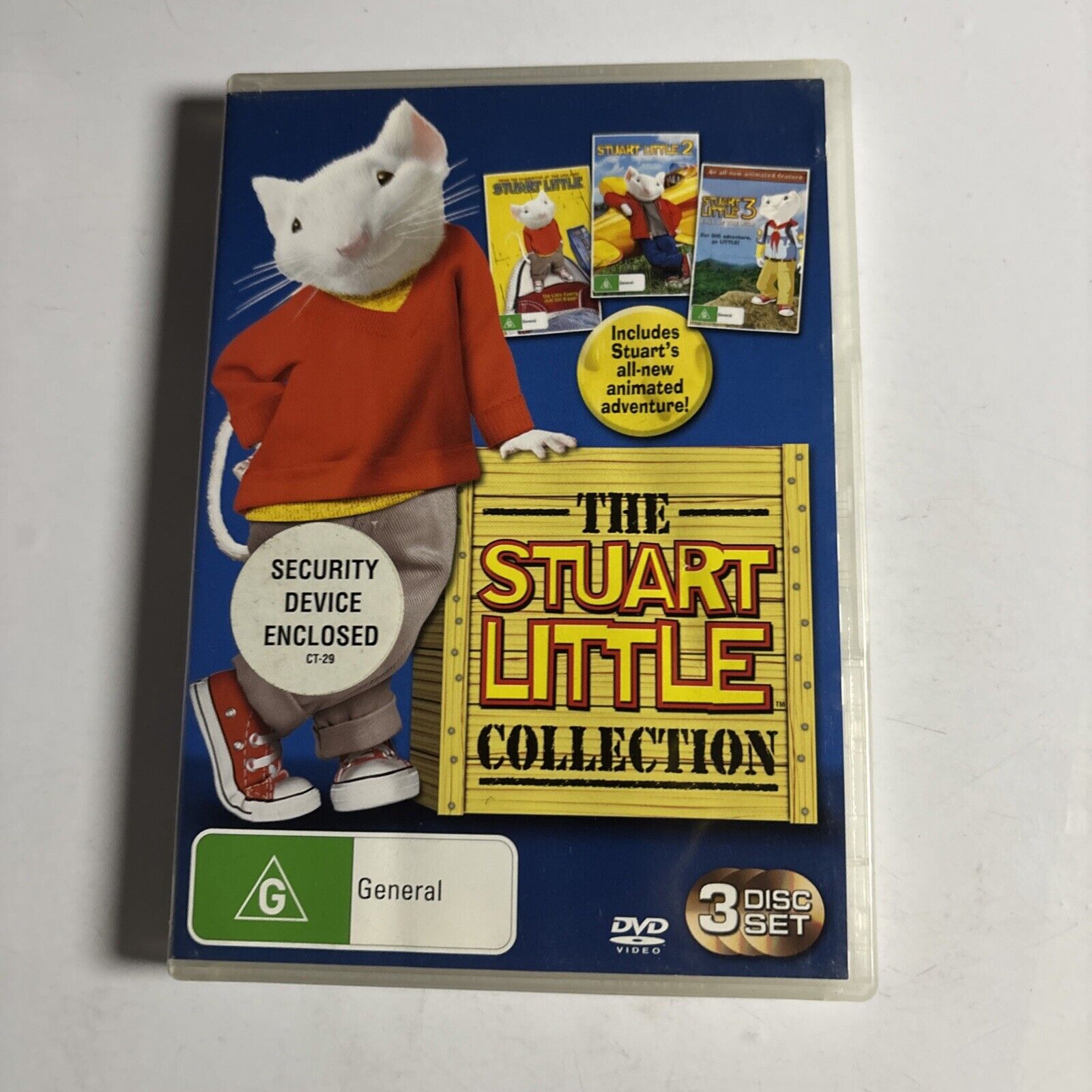 The Stuart Little Collection 1,2,3 (3 Movie Set, DVD) Michael J Fox Re ...