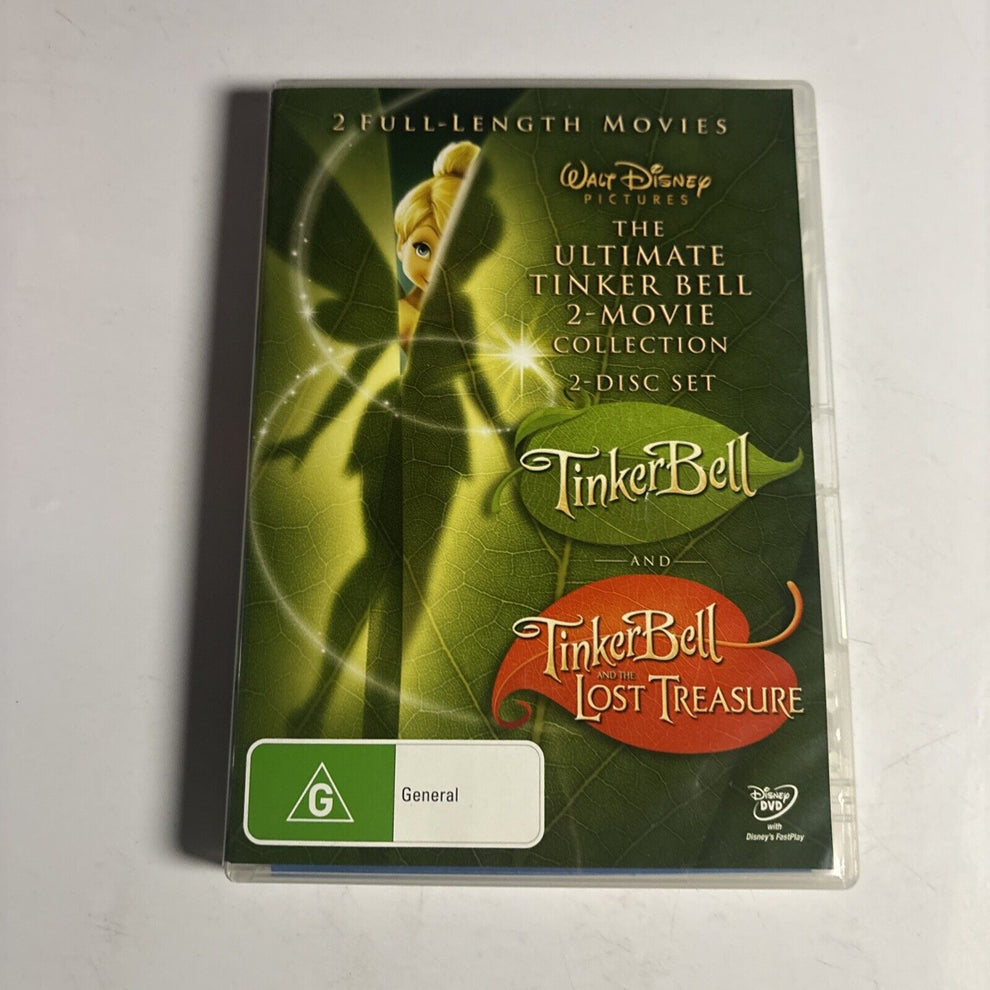Tinker Bell / Tinker Bell and the Lost Treasure (DVD, 2008, 2-Disc) Re ...