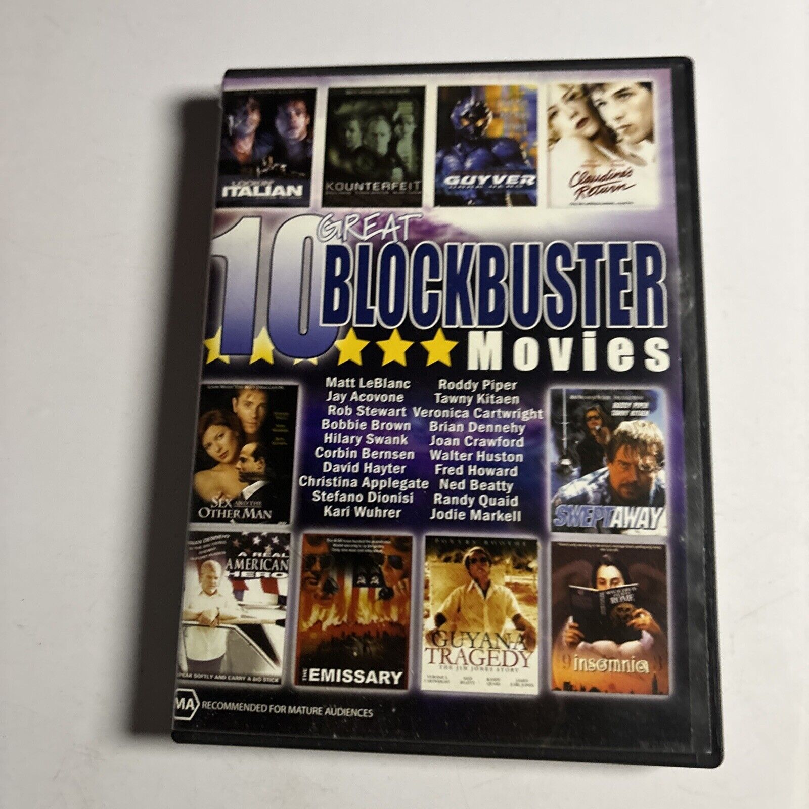 10 Great Blockbuster Movies (DVD, 4-Disc) All Regions – Retro Unit