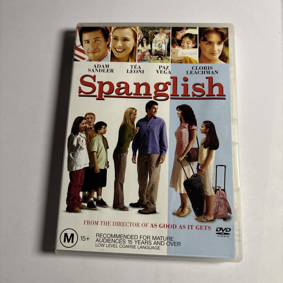 Spanglish (DVD, 2004) Adam Sandler, Tea Leoni, Paz Vega NEW Region 4 ...