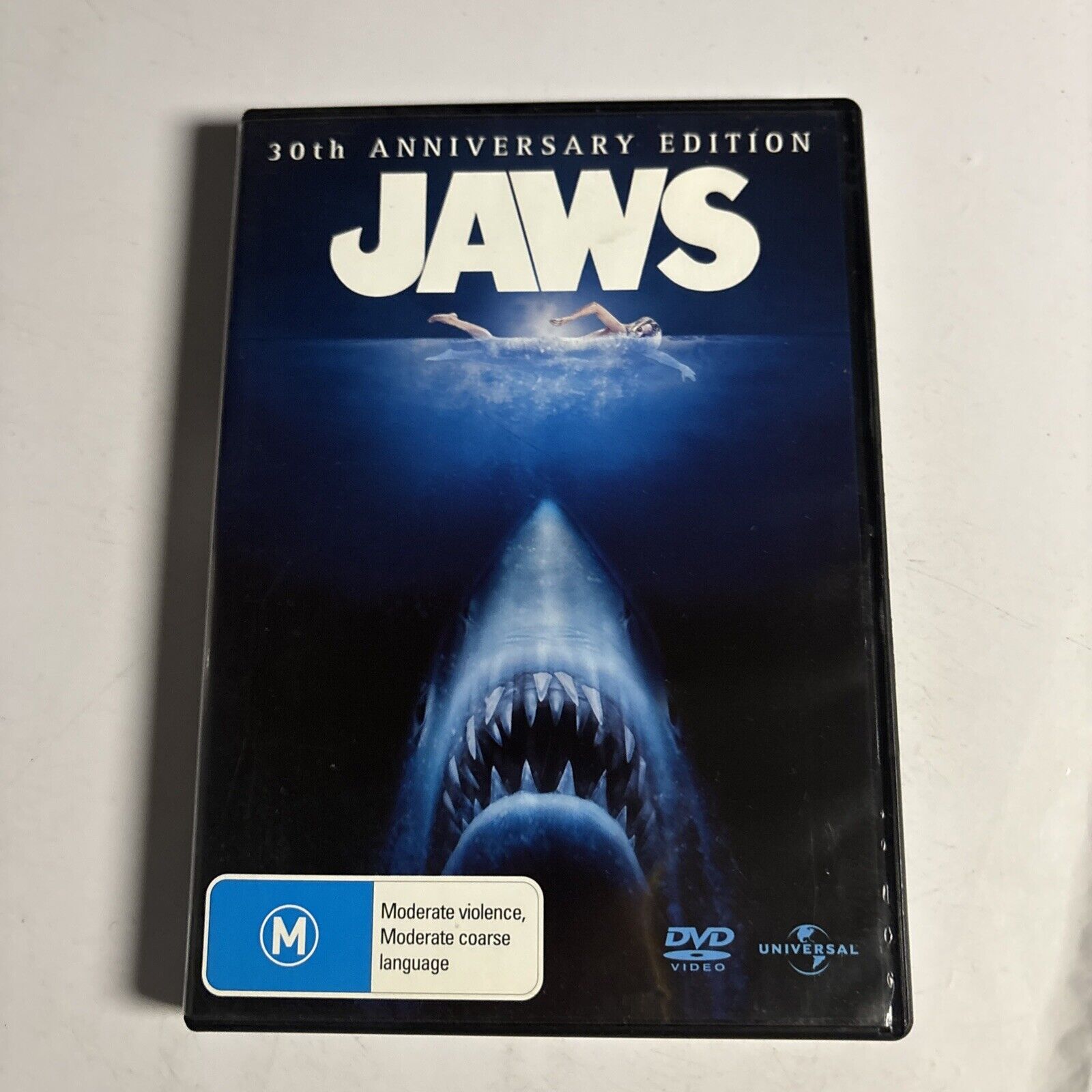 Jaws (30th Anniversary Edition, DVD, 1975) Roy Scheider, Region 4 &2 ...