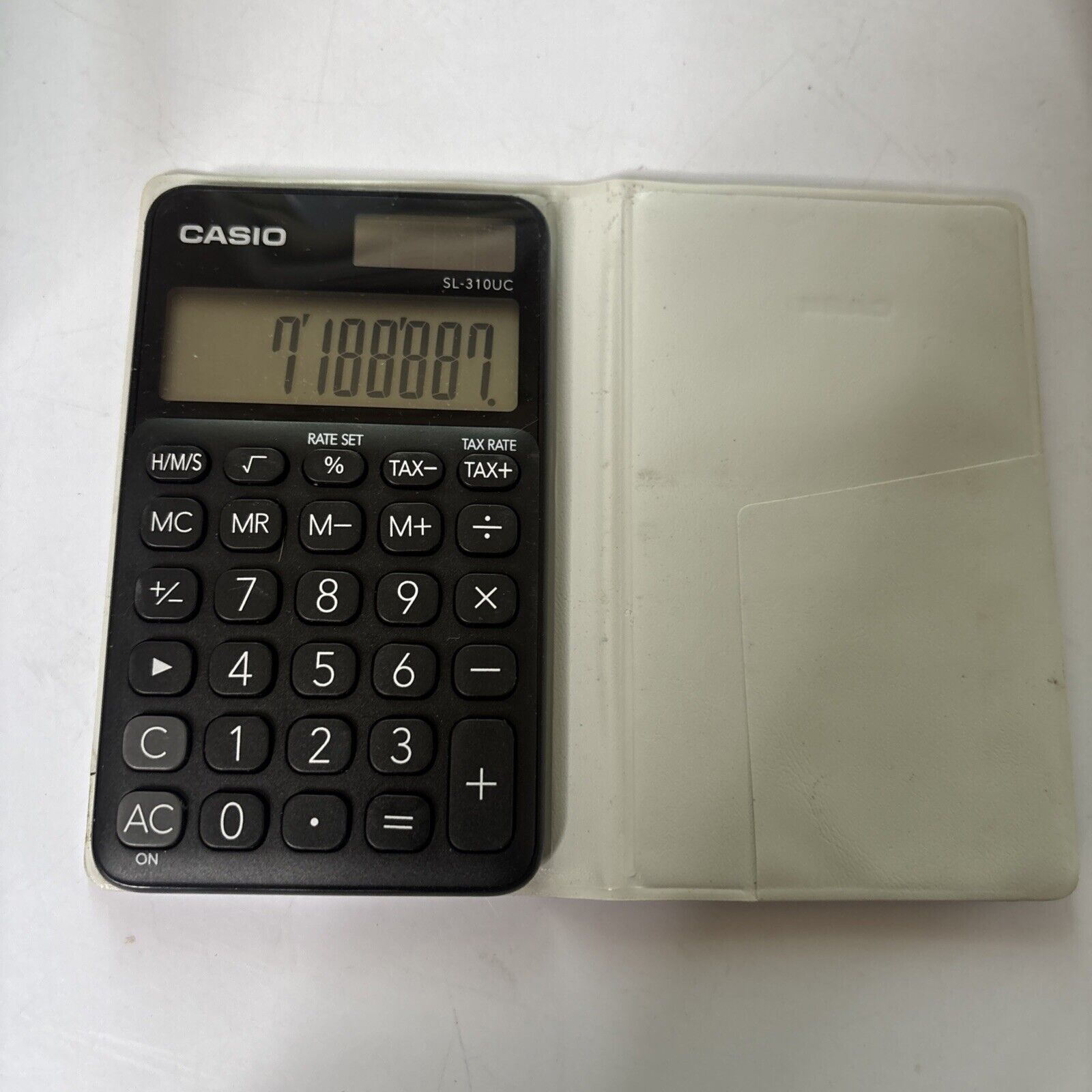 Casio SL-310UC Solar Pocket Calculator – Retro Unit