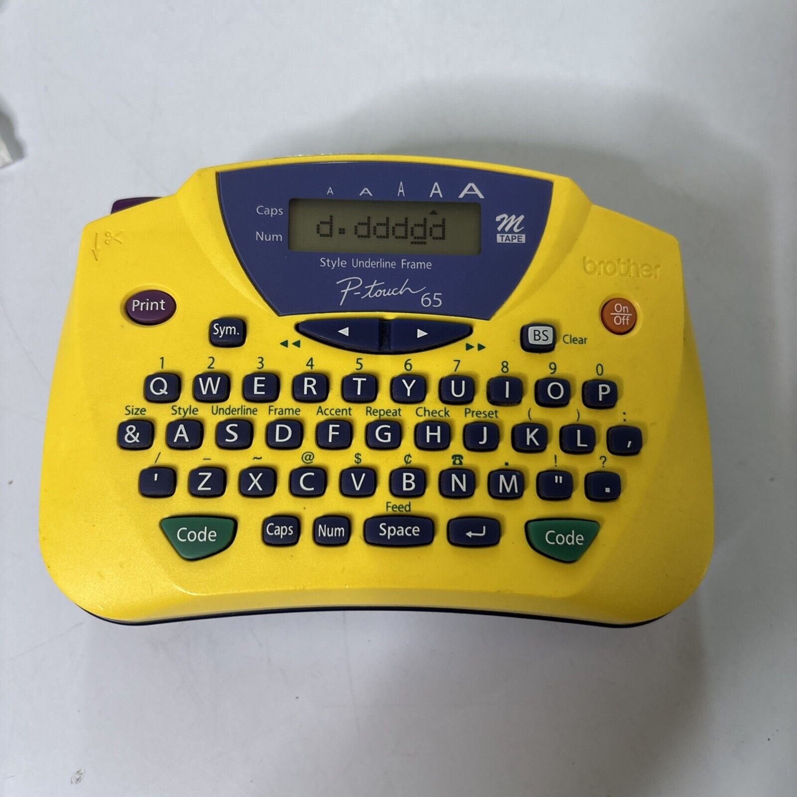 Brother Label Printer P-Touch Model PT-65 – Retro Unit