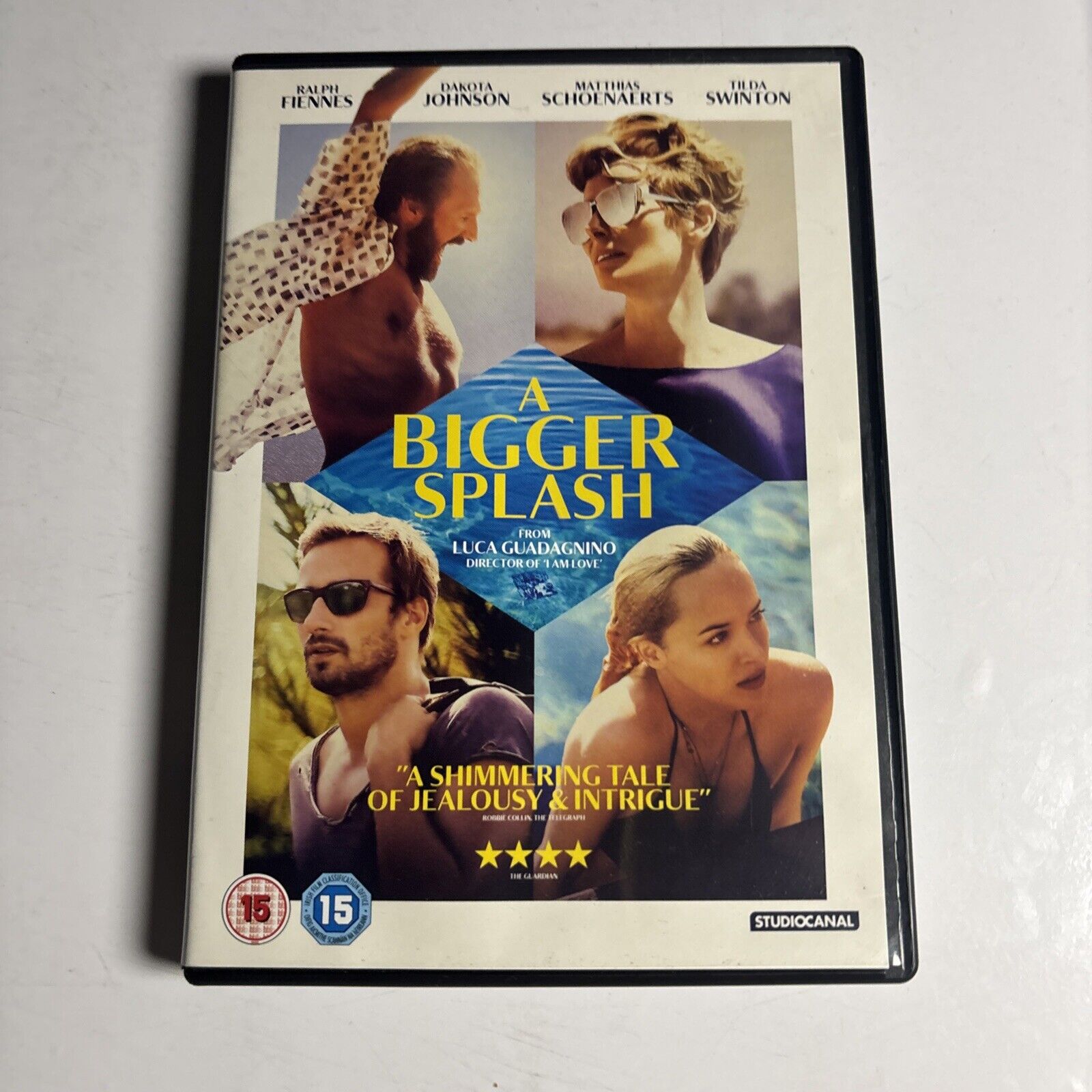 A Bigger Splash (DVD, 2015) Ralph Fiennes, Tilda Swinton NEW Region 2 ...