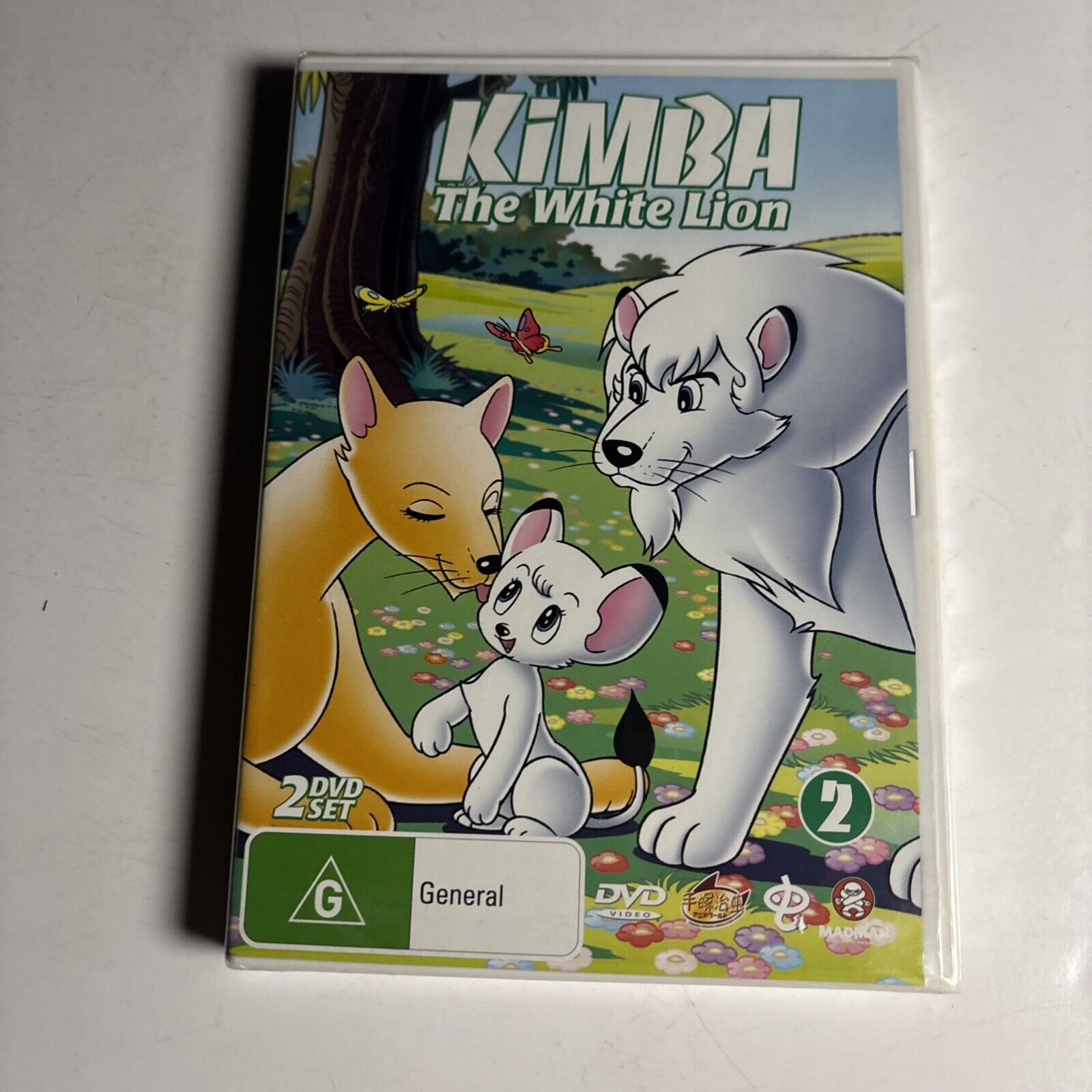 Kimba the White Lion : Vol 2 (DVD, 1965) Region 4 *New Sealed* – Retro Unit