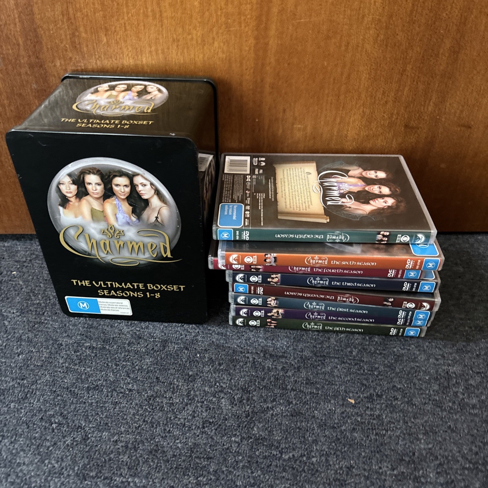 Charmed DVD - Ultimate Box Set Seasons 1-8 Edition Metal Case 48 Discs ...