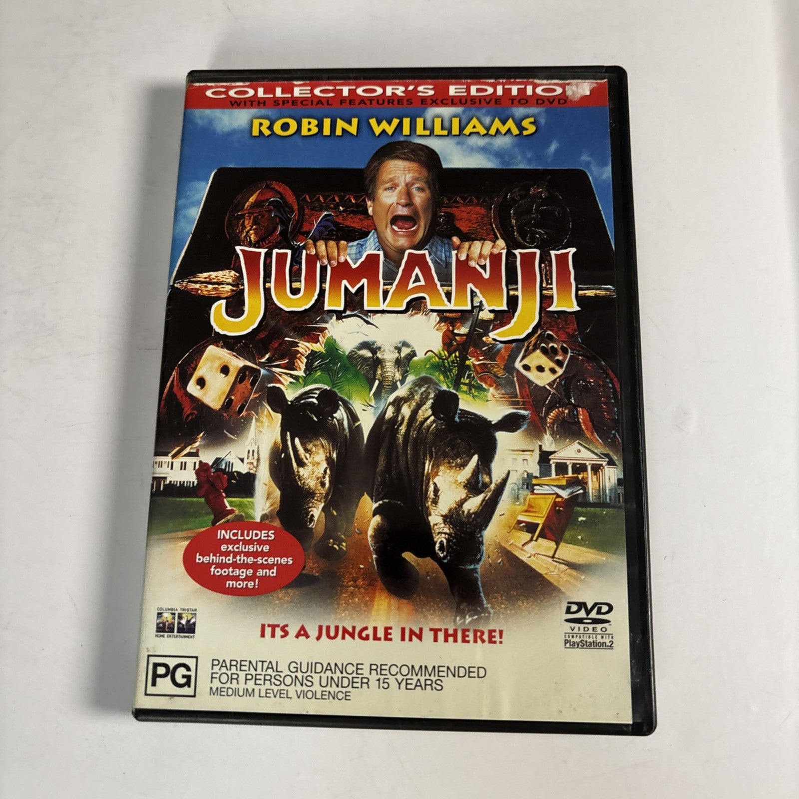 Jumanji - Collector's Edition (DVD, 1995) Robin Williams, Kirsten Duns ...