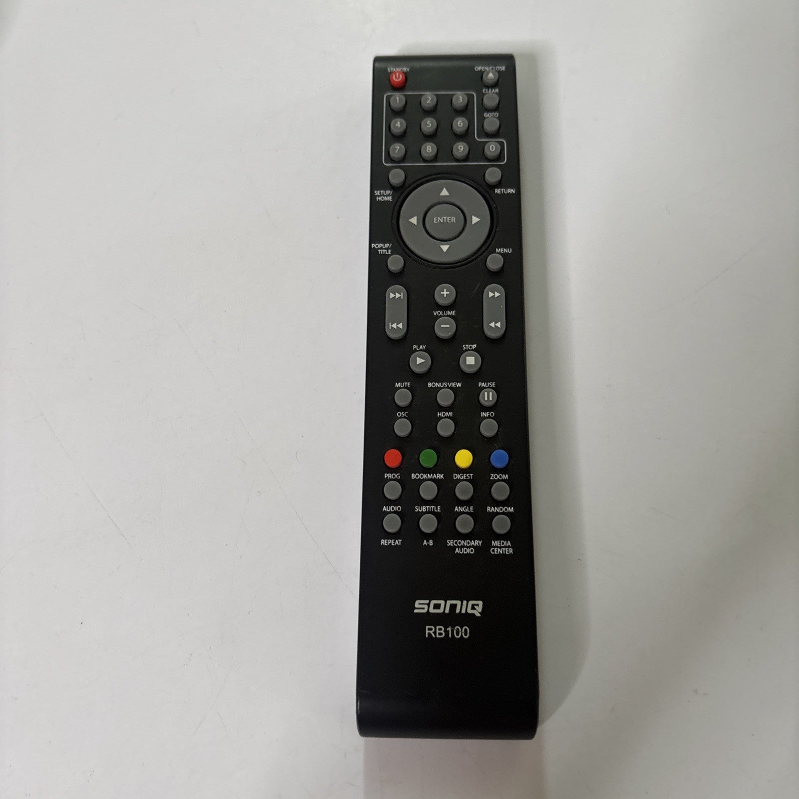 Genuine Soniq RB100 Remote Control for Bluray Player – Retro Unit