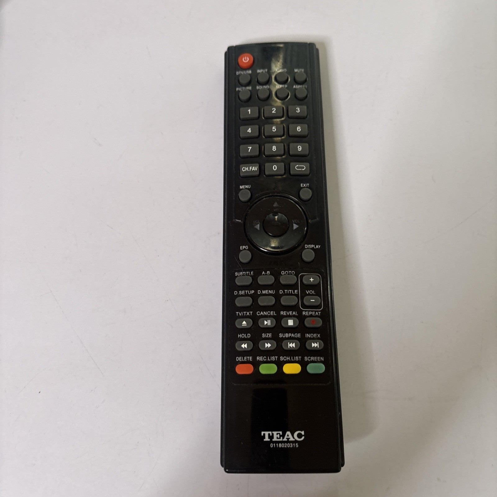 Genuine TEAC TE0118020315 Remote Control for LCDV2656HDR LCDV3256HDR L – Retro Unit