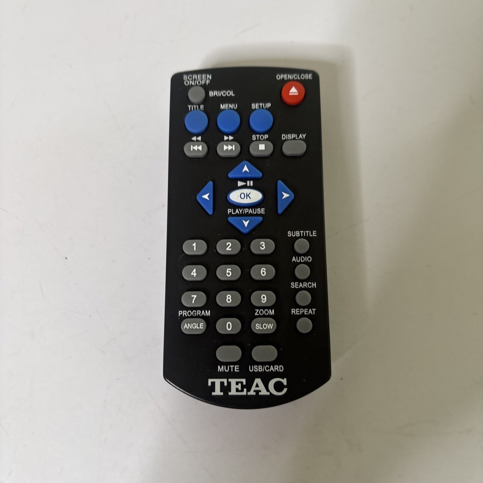 Genuine Teac PCDV125L Remote Control for DVD Player – Retro Unit
