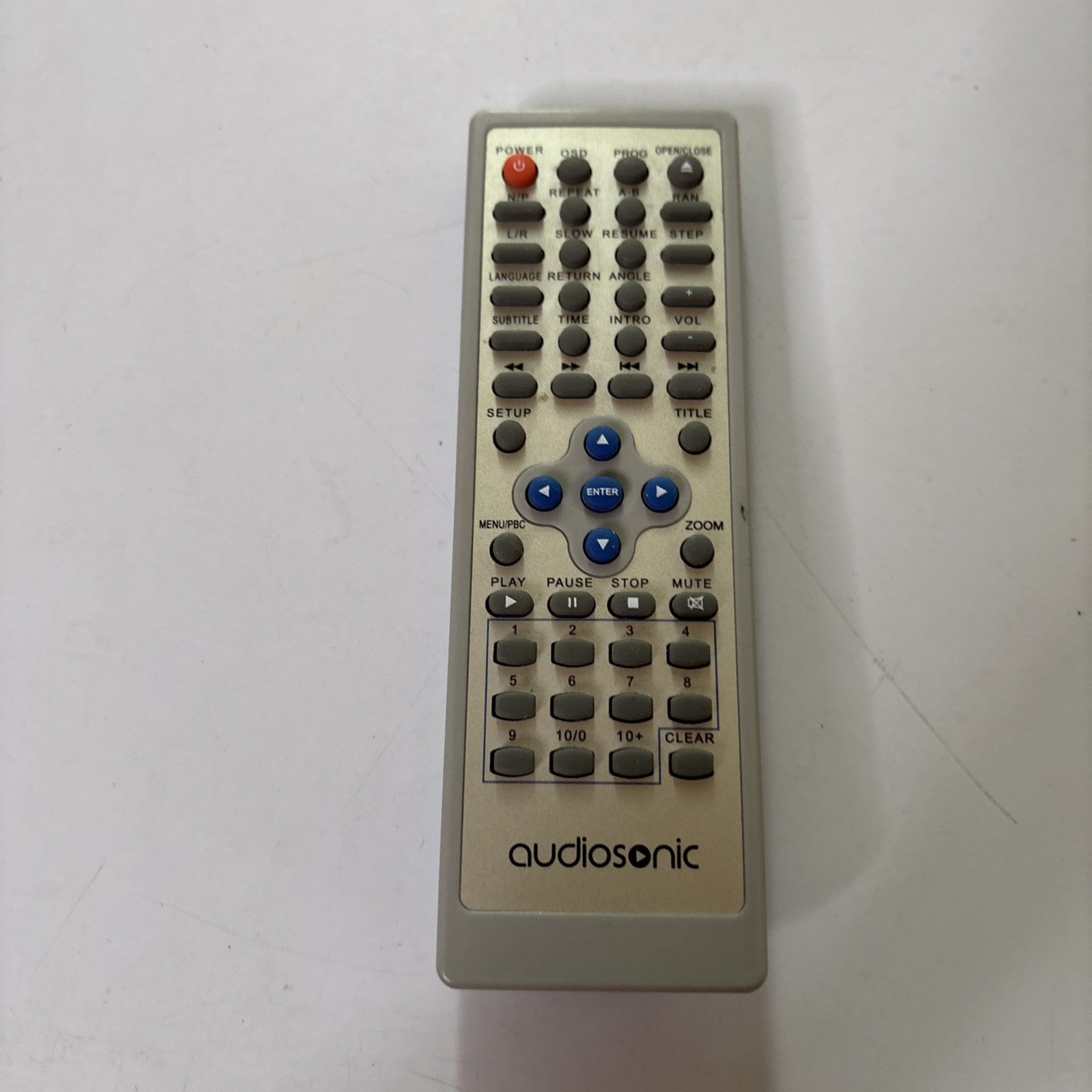 Genuine Audiosonic CX-501 Remote Control for DVD Player – Retro Unit