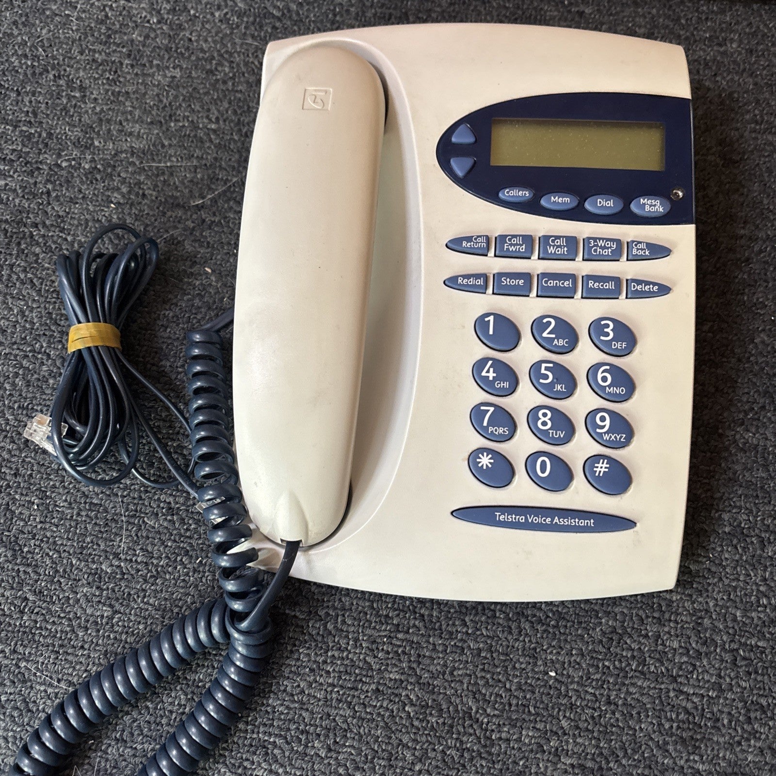 Telstra Landline Corded Telephone T1000C – Retro Unit
