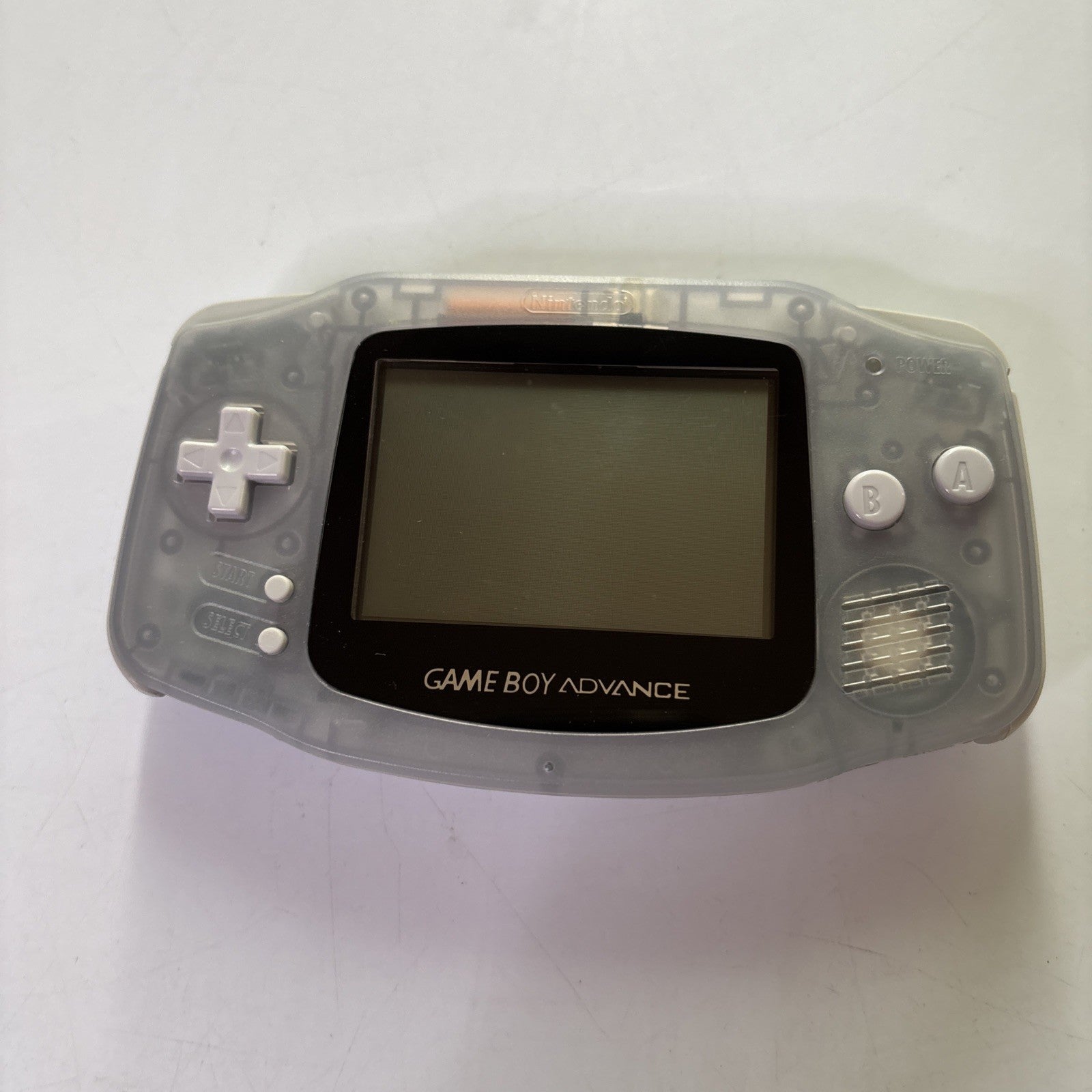 Nintendo Gameboy Advance Console GBA Original AGB-001 Clear Transparen ...
