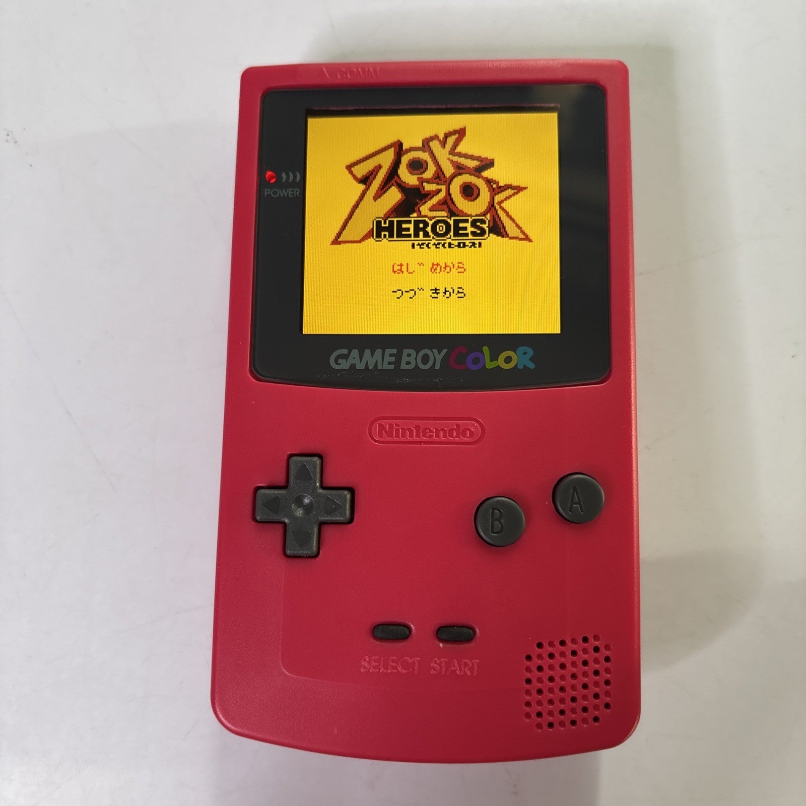 Nintendo Gameboy Color Console *New Backlit IPS Screen* CGB-001 Red ...