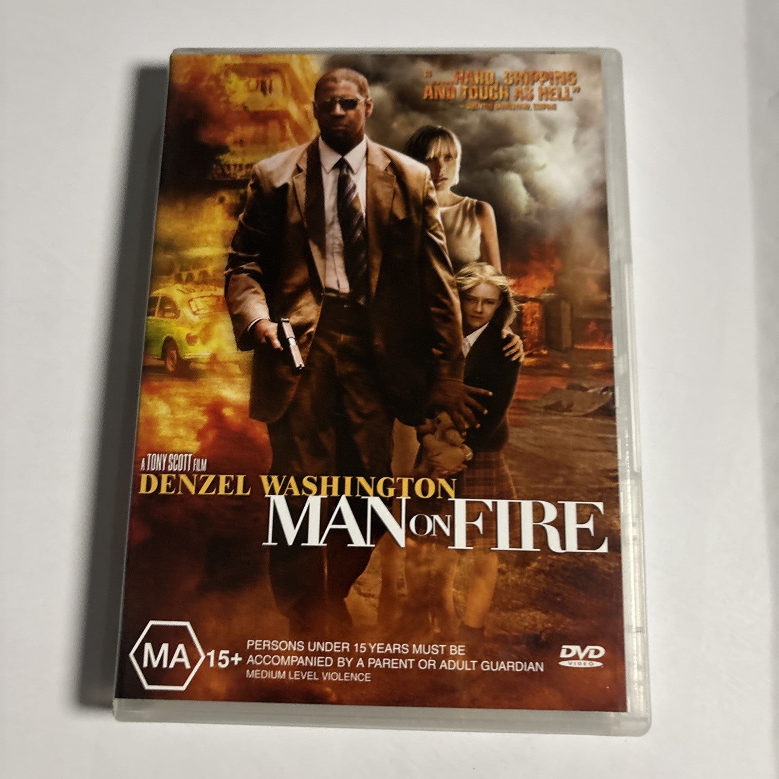 Man On Fire (DVD, 2004) Denzel Washington Region 4 – Retro Unit