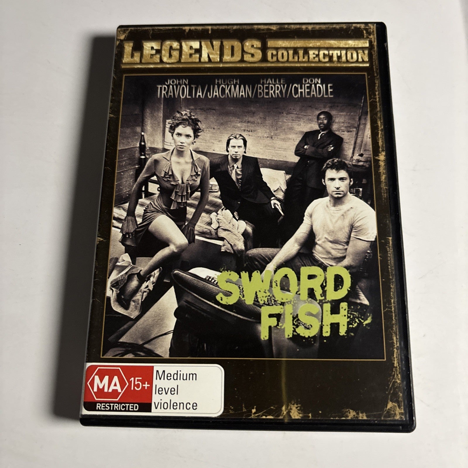 Swordfish (DVD, 2001) John Travolta, High Jackman, Halle Berry Region ...