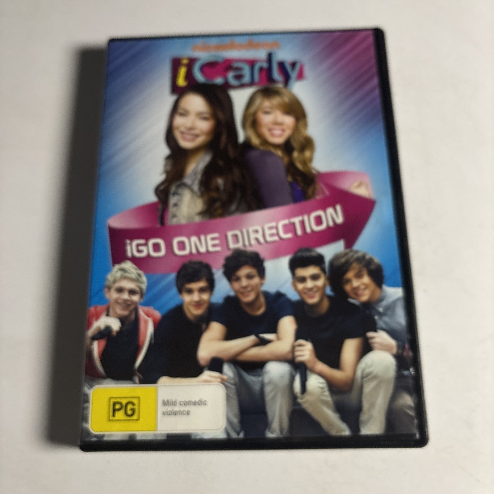 Icarly Igo One Direction Dvd 2012 Region 4 Retro Unit