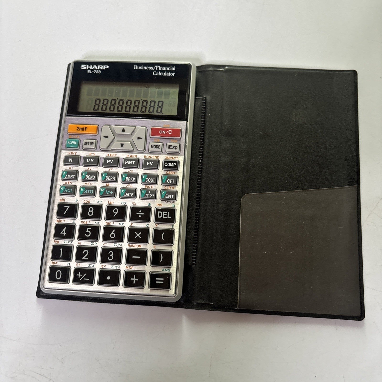 Sharp EL-738 Business Financial Calculator – Retro Unit