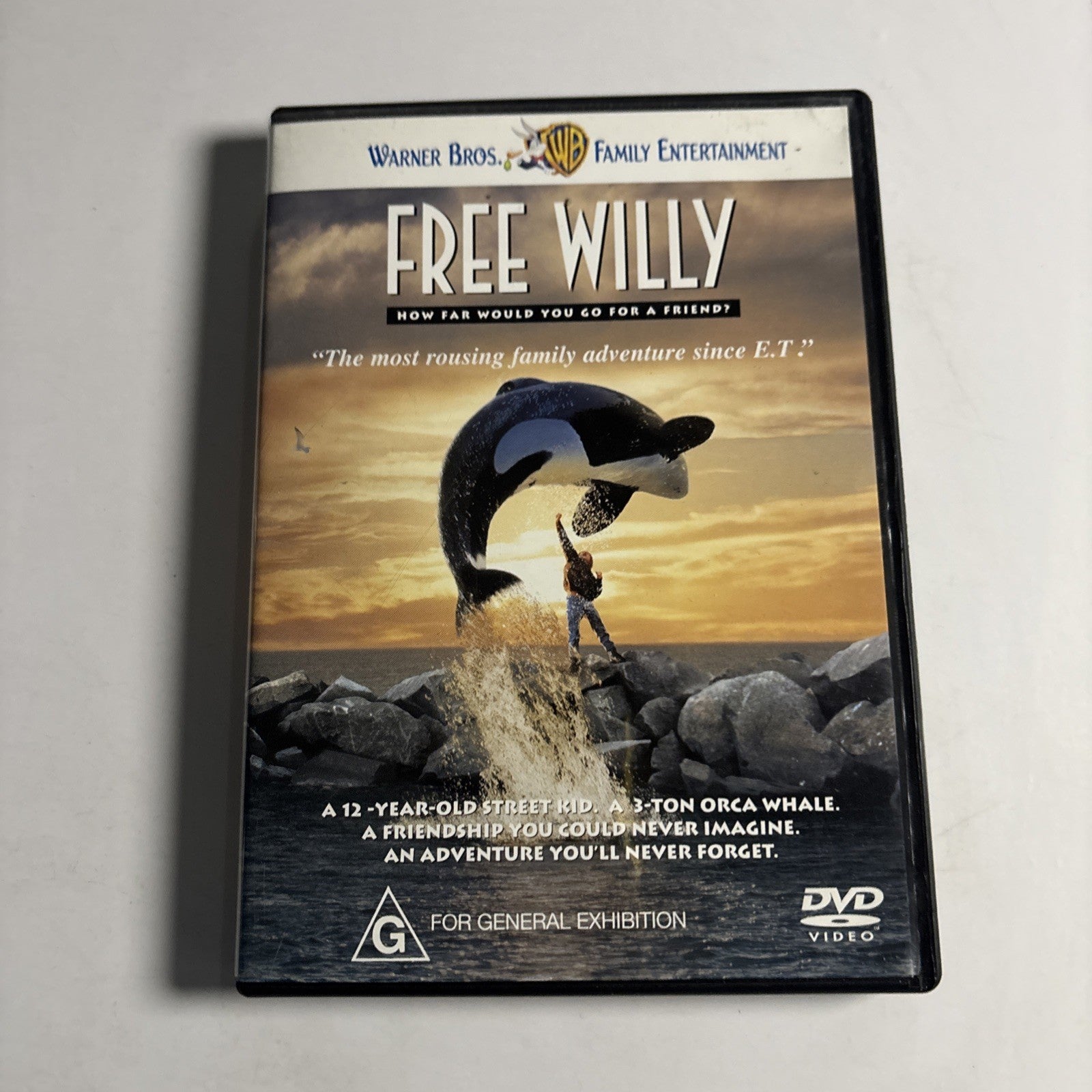 Free Willy (DVD, 1993) Region 4 – Retro Unit