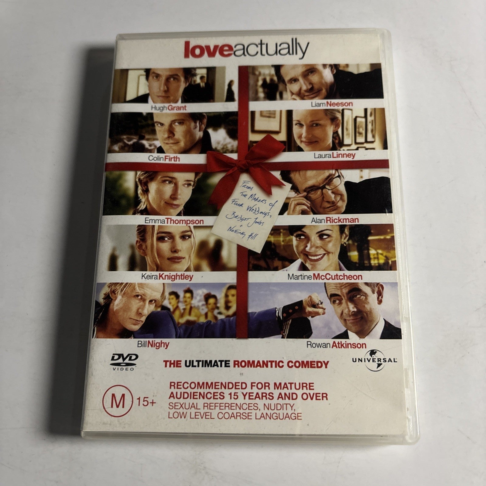 Love Actually (DVD, 2003) Hugh Grant, Colin Firth Region 4 – Retro Unit