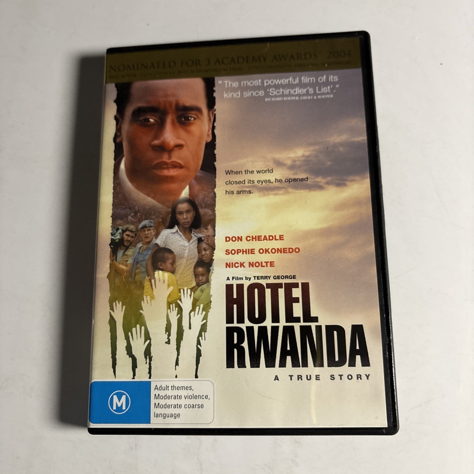 Hotel Rwanda (DVD, 2004) Don Cheadle Region 4 NEW – Retro Unit