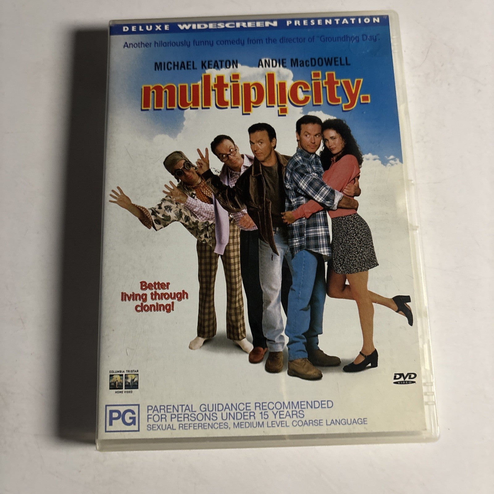 Multiplicity (DVD, 1996) Michael Keaton, Andie Macdowell Region 4 ...