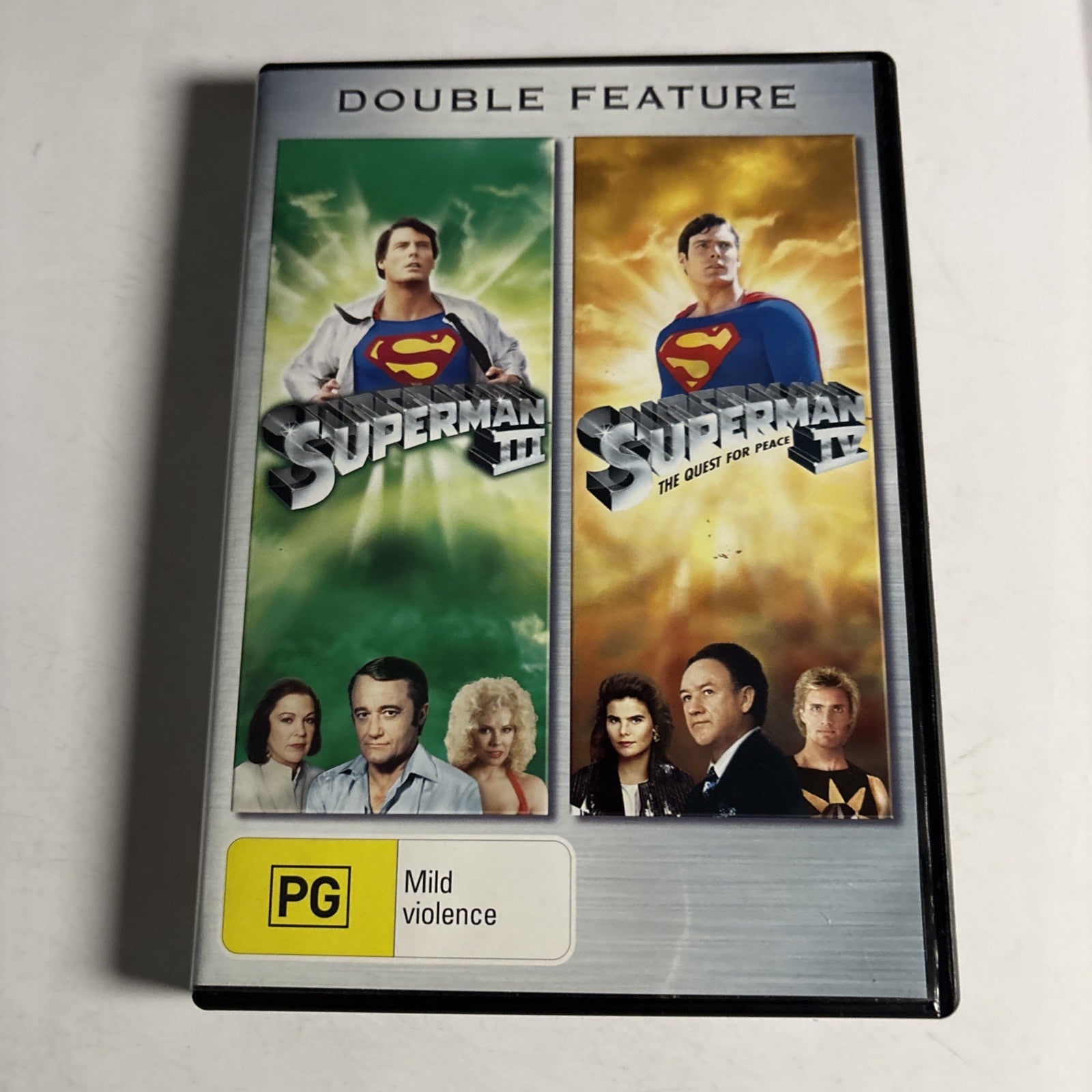 Superman III / Superman IV (DVD, 2-Disc) Region 4 NEW – Retro Unit