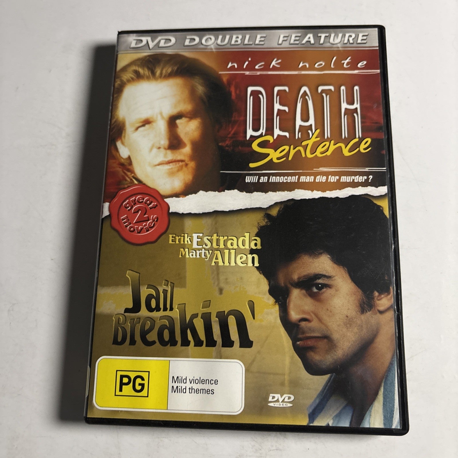 Death Sentence / Jail Breakin' DVD Region Free Nick Nolte Erik Estrada ...