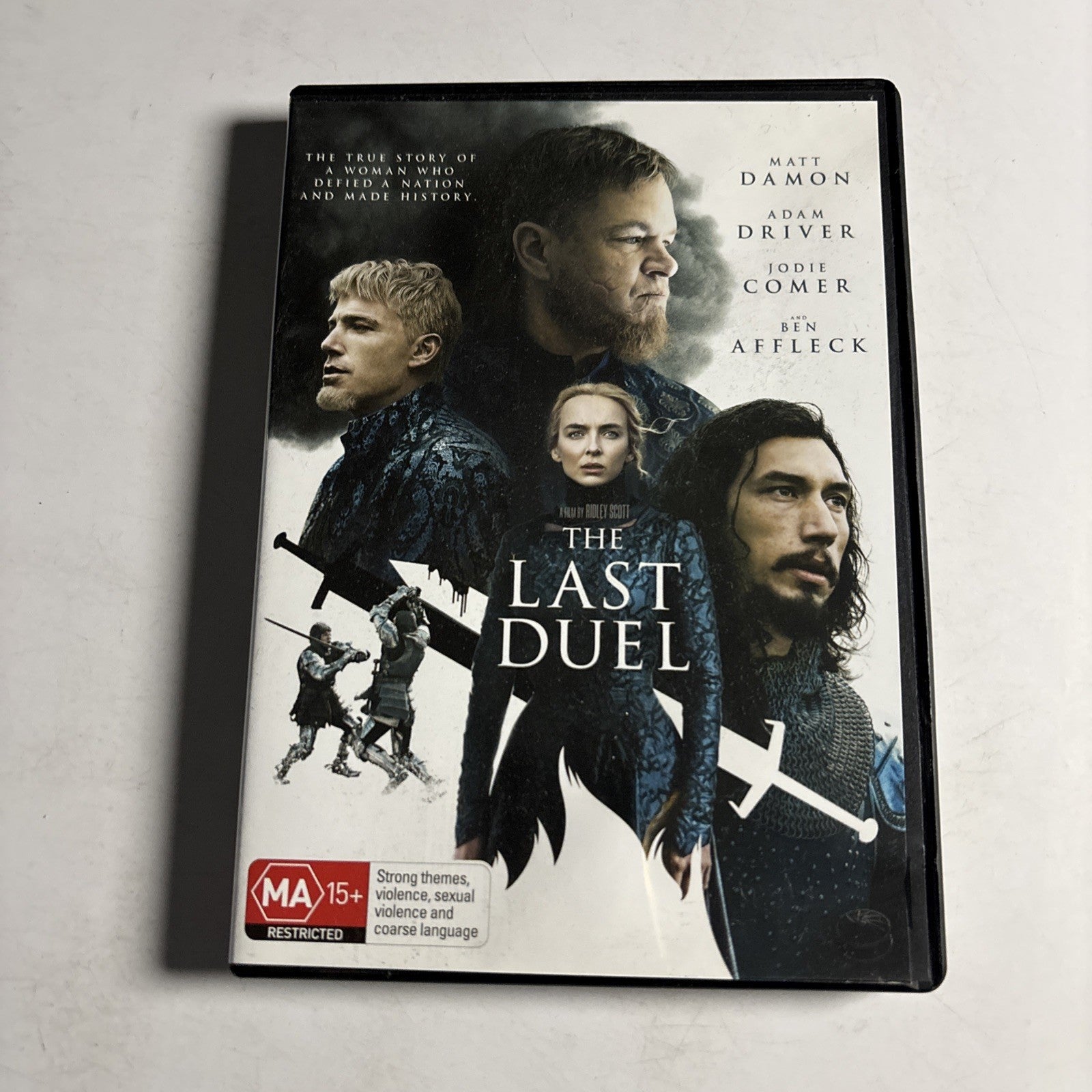 The Last Duel (DVD, 2021) Matt Damon, Adam Driver, Ben Affleck Region ...