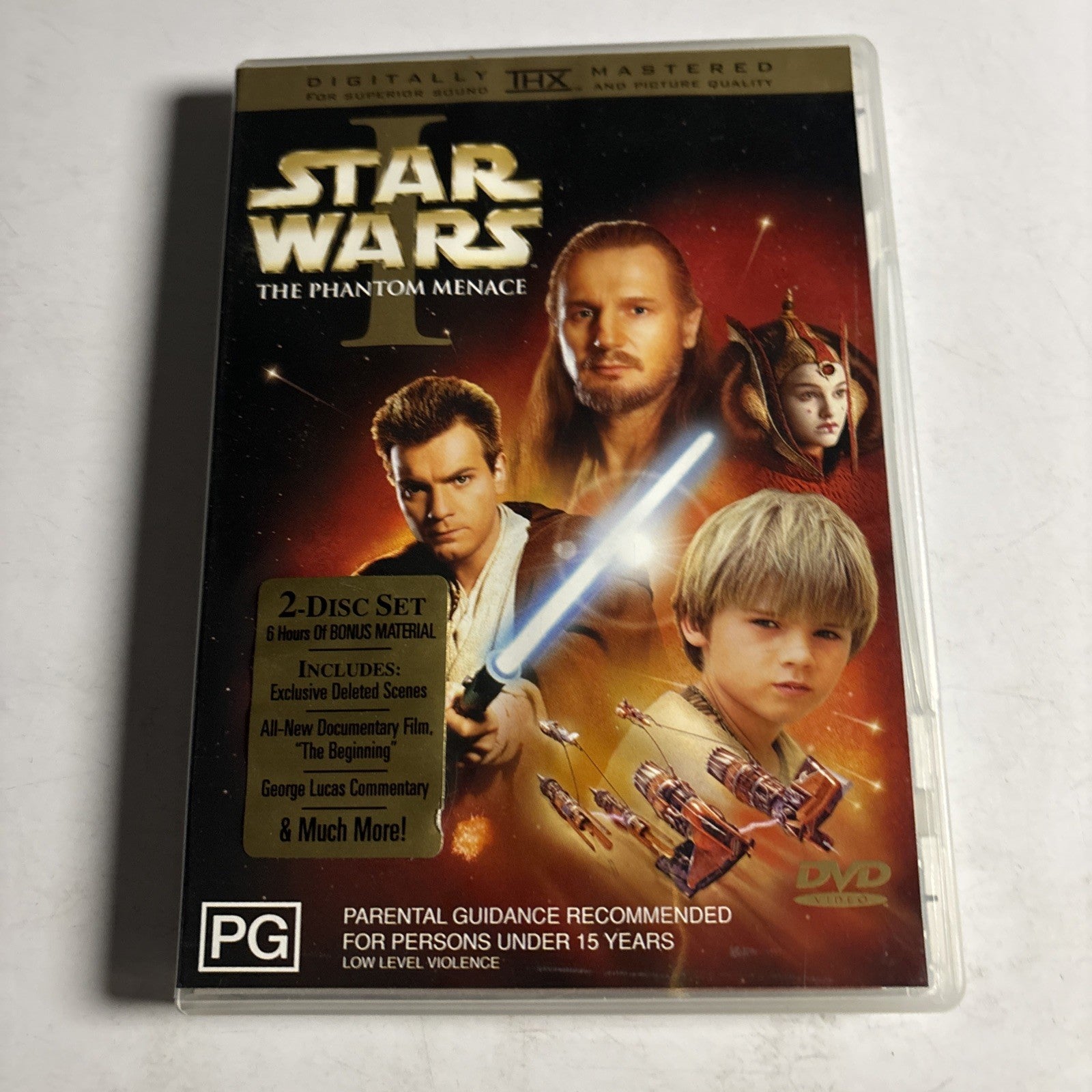 Star Wars - Episode I - The Phantom Menace (DVD, 1999) Region 4 – Retro ...