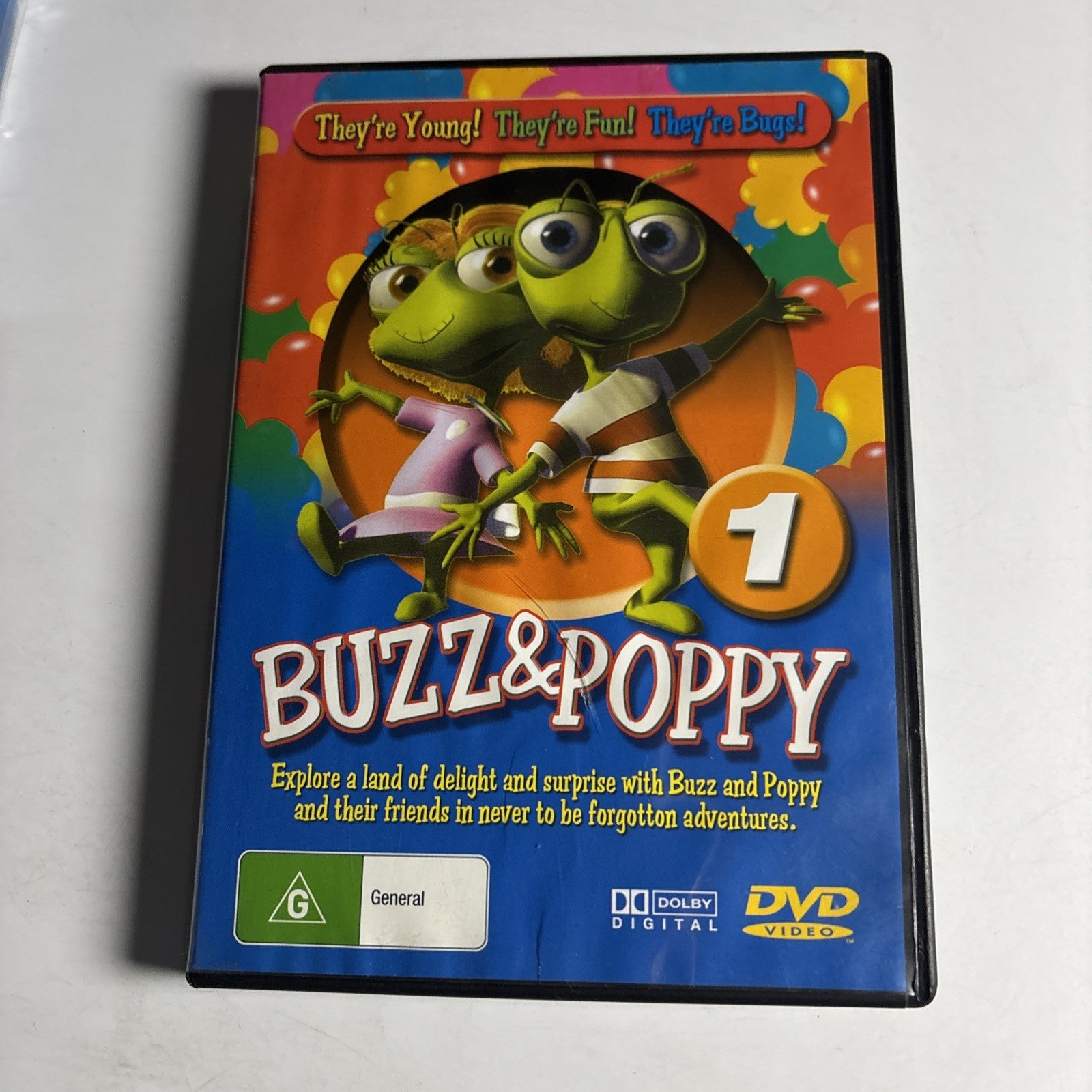 Buzz & Poppy - Vol 1 (DVD, 2003) All Regions NEW – Retro Unit