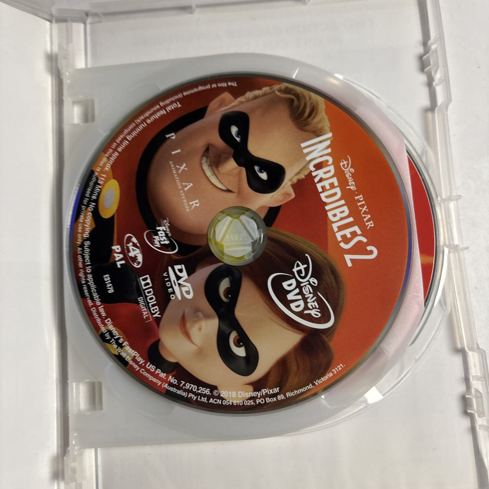 The Incredibles / The Incredible 2 (DVD, 2-Disc) Region 4 – Retro Unit