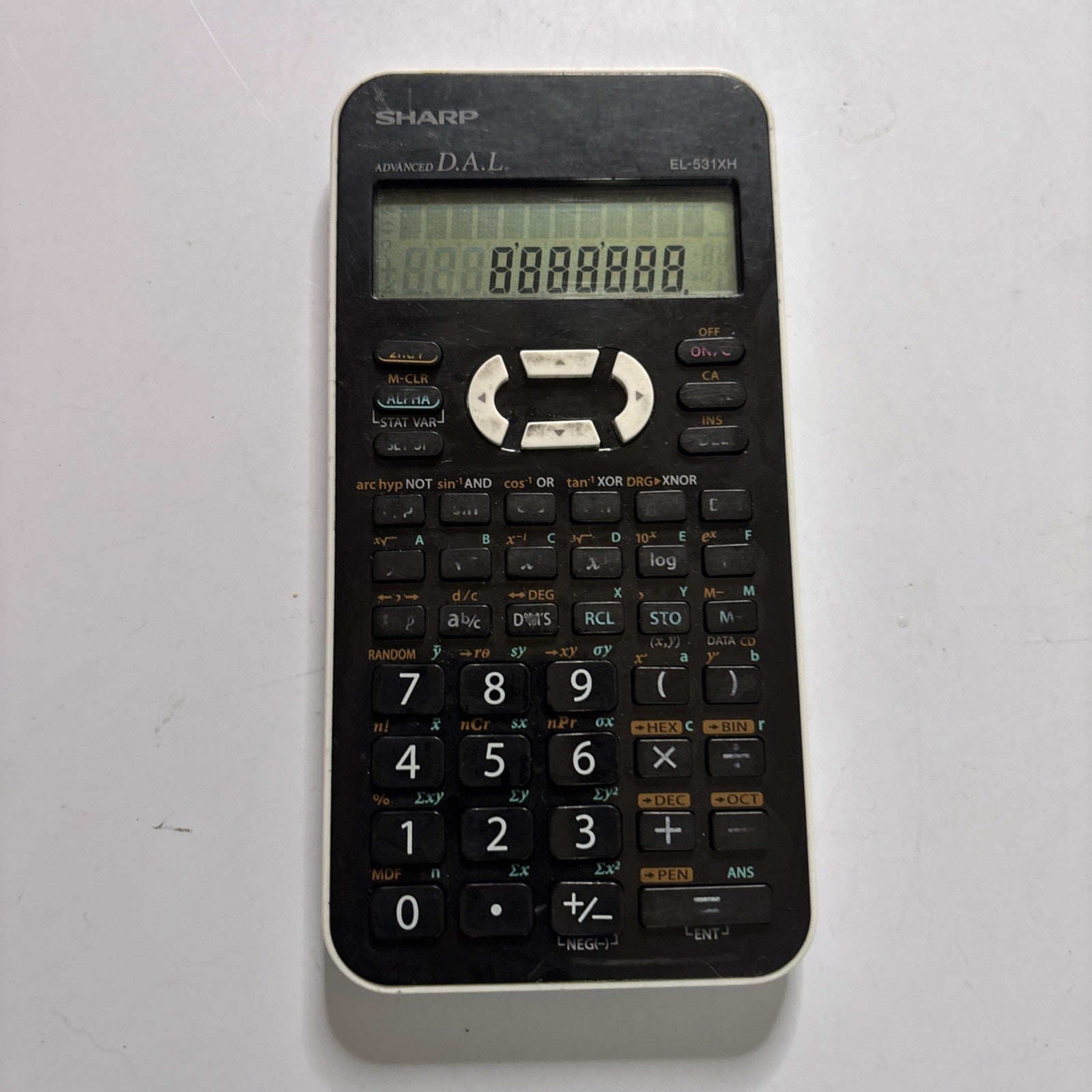 Sharp EL-531XH Advanced D.A.L Scientific Calculator *No Cover* – Retro Unit