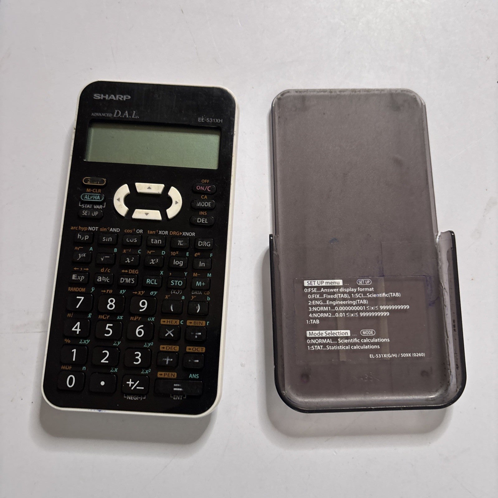 Sharp Advanced D.A.L. Scientific Calculator EL-531XH – Retro Unit