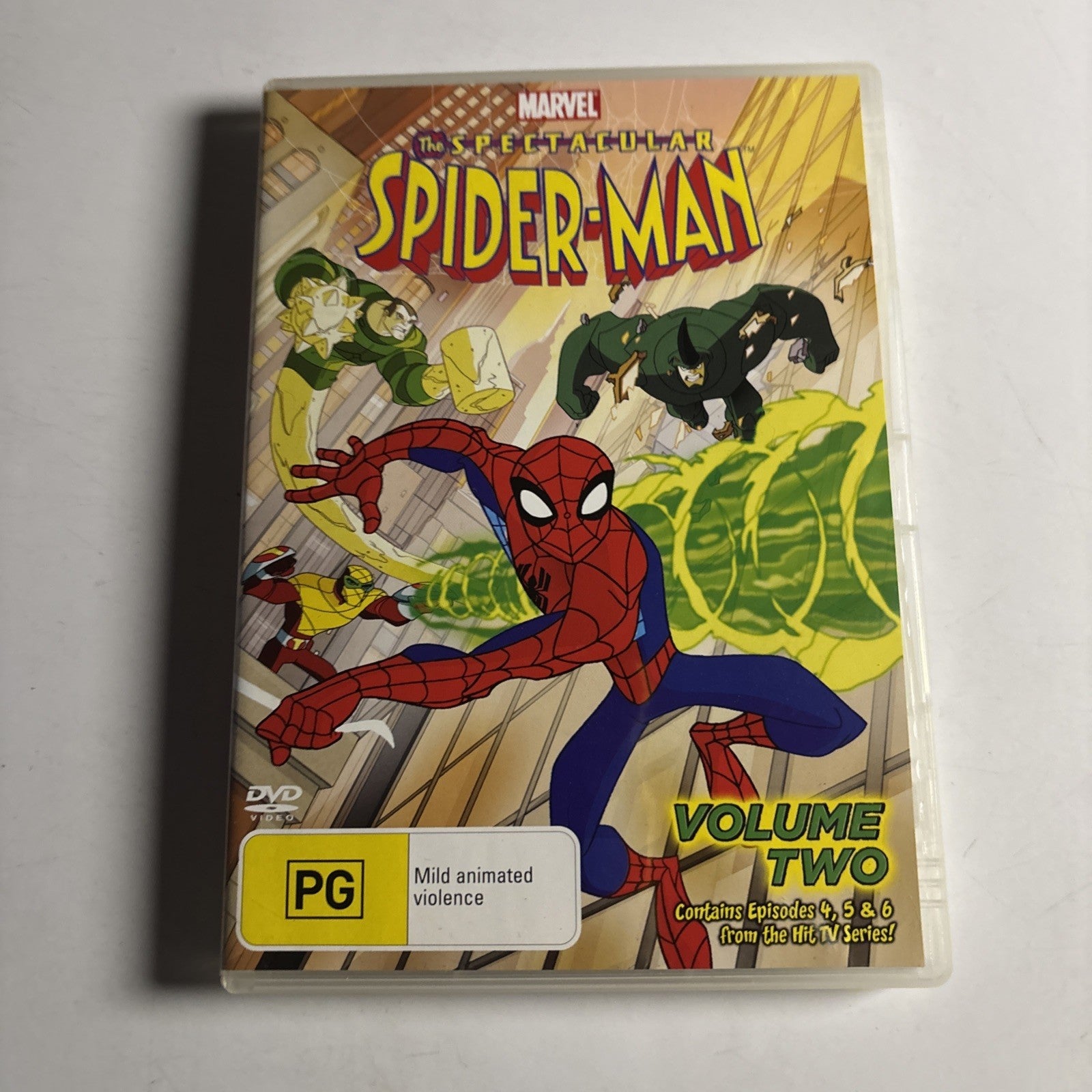 The Spectacular Spiderman : Volume 2 (DVD, 2008) Region 4 – Retro Unit