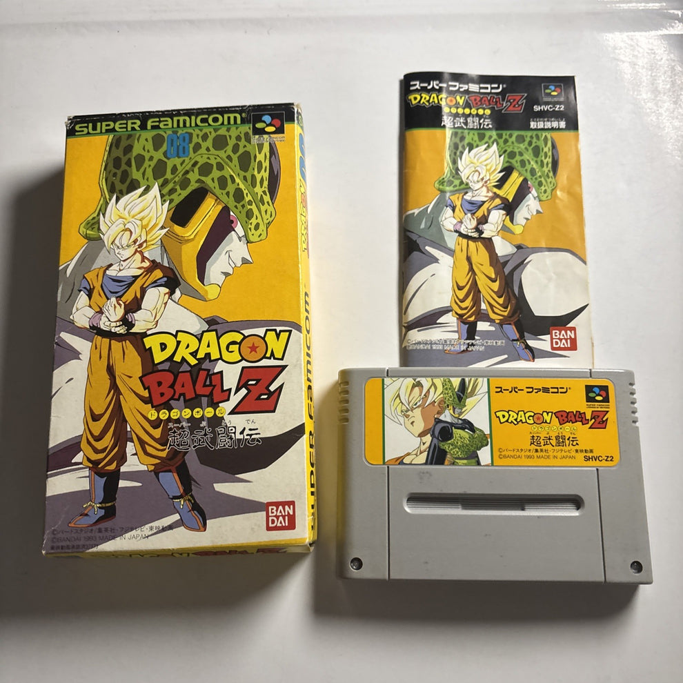 Dragon Ball Z 1993 Bandai Super Famicom SNES NTSC-J JAPAN Game Complet ...
