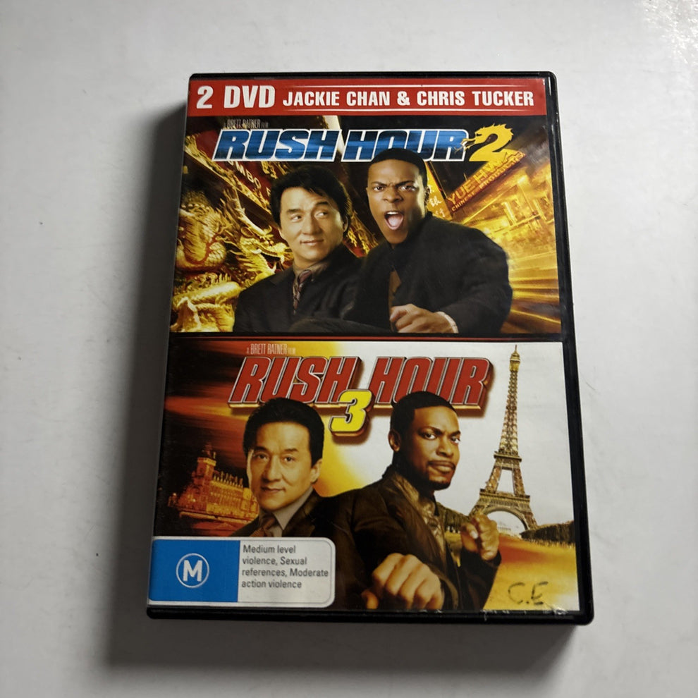 Rush Hour 2 / Rush Hour 3 (DVD) Jackie Chan, Chris Tucker Region 4 ...