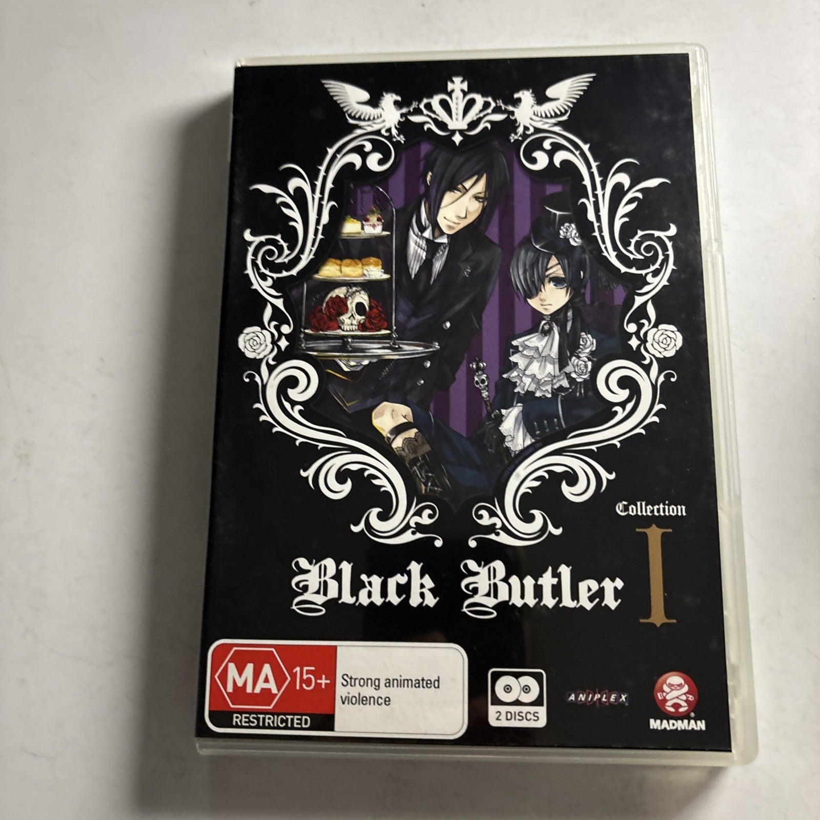Black Butler : Collection 1 Eps 1-12 (DVD, 2008) Madman Anime Region 4 ...